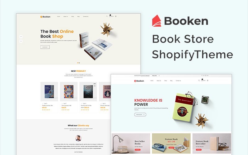 Book Store Shopify Website – Excite Technology