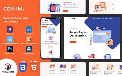 Cenum – Multipurpose HTML Website – Excite Technology