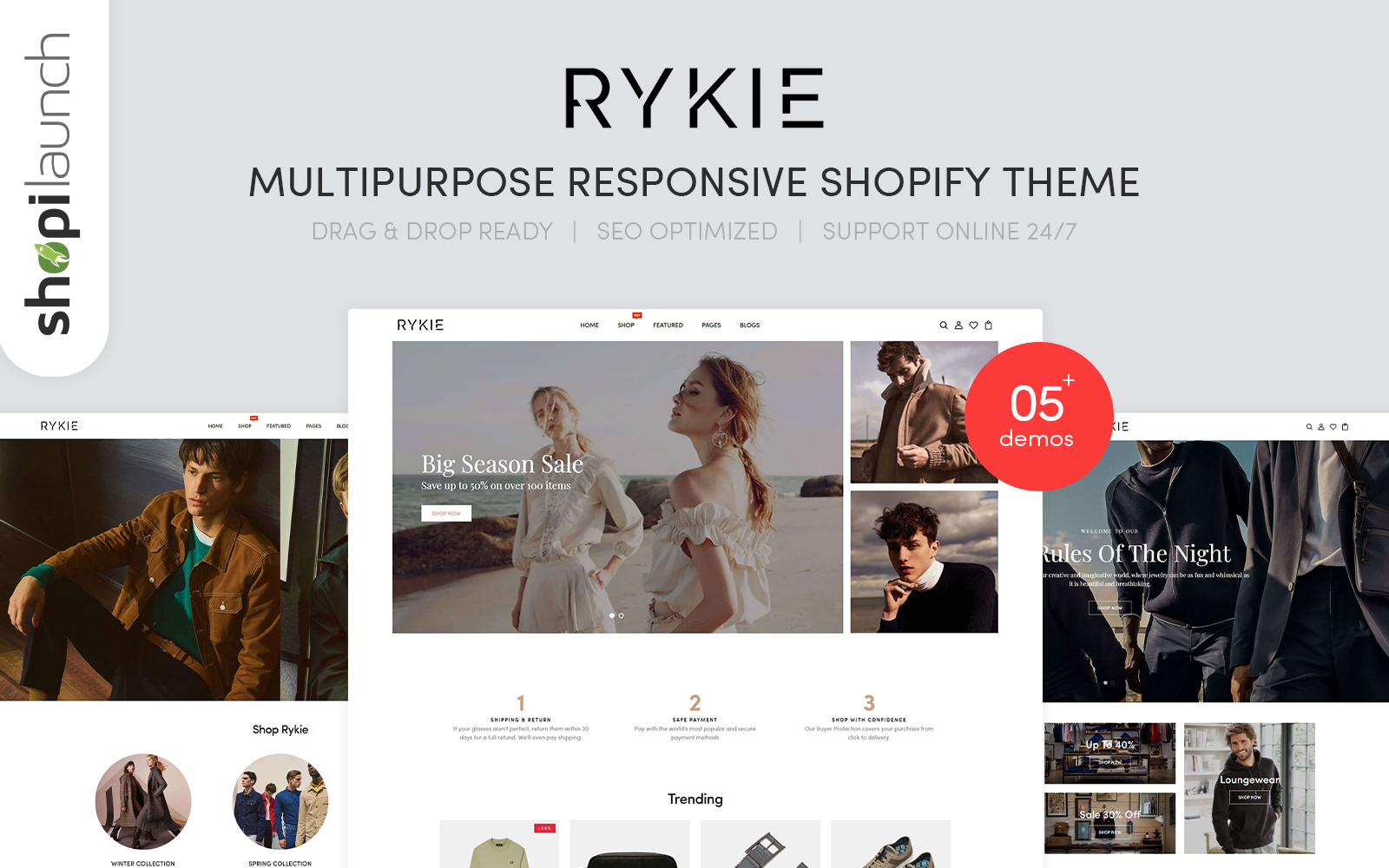Multipurpose Responsive Shopify Website – Excite Technology